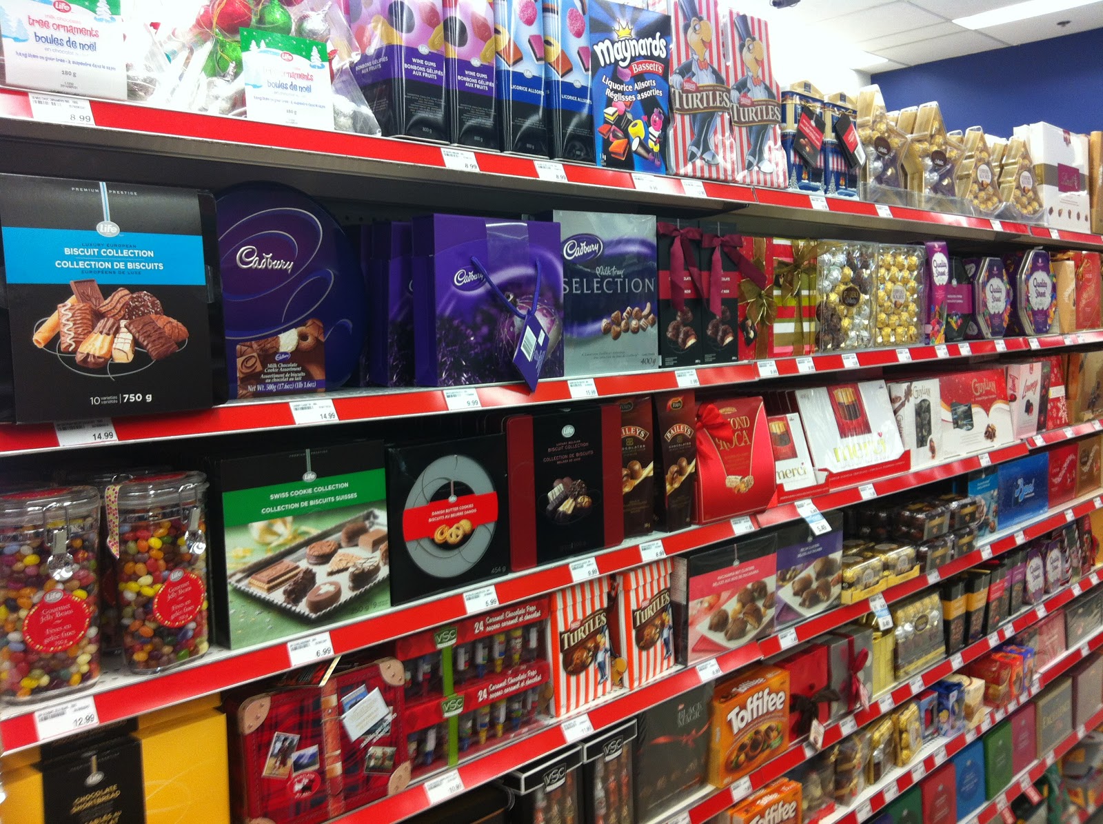 Walking The Candy Aisle: It's Begining to Look A Lot...