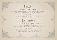 Knots and Kisses Wedding Stationery: A Vintage Colonial Themed Wedding ...