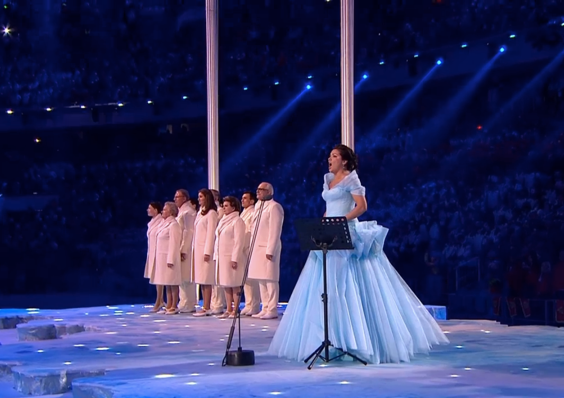 Opera Fresh: Anna Netrebko Performed Olympic Anthem At Sochi Opening