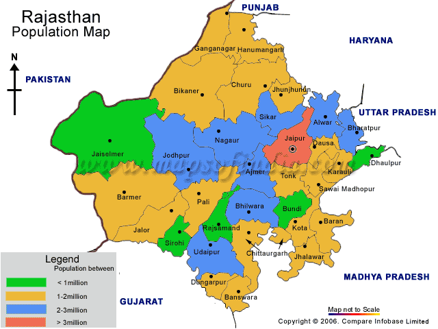 Rajasthan population