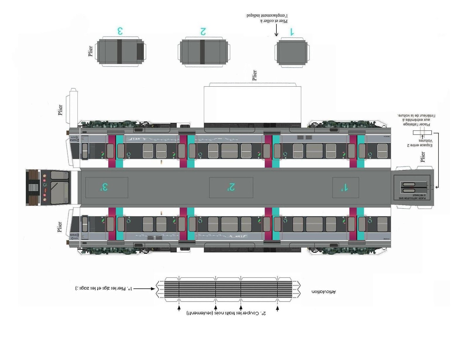 maquette papier: MI79