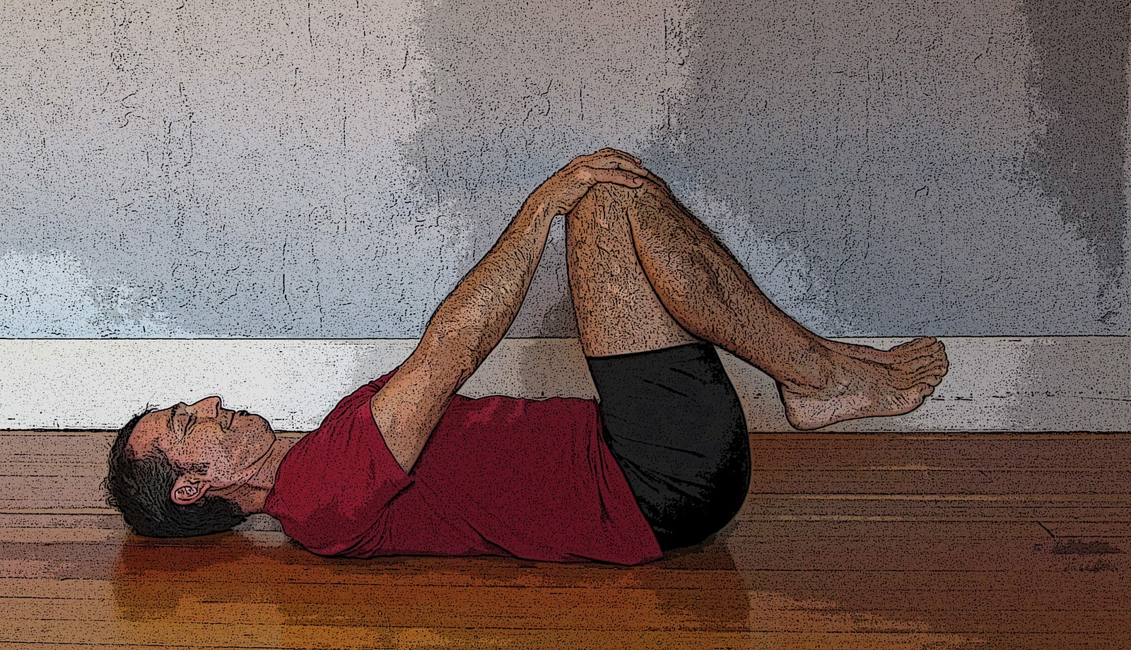 Featured Pose: Knees to Chest Pose (Apanasana) ~ multiple fitness