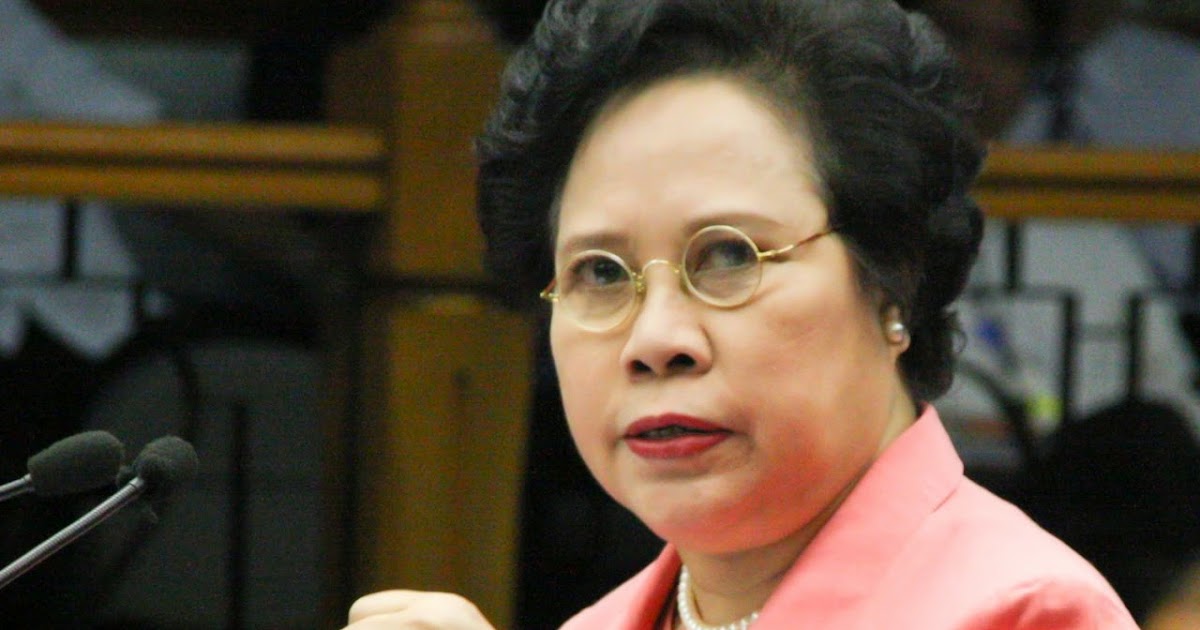Senator Miriam Defensor-Santiago's Privilege Speech
