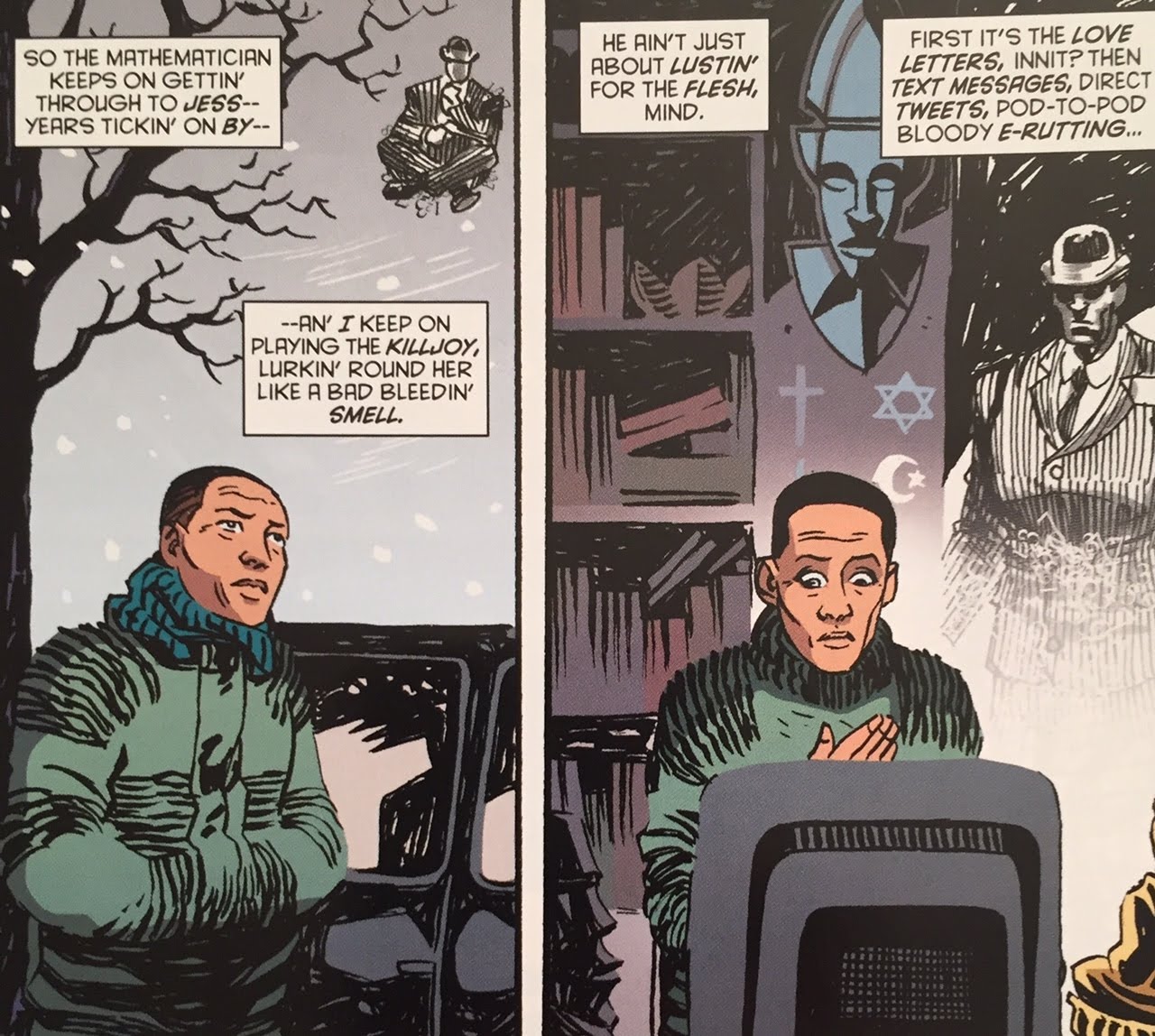 Meanwhile, on the dark side of the Moon...