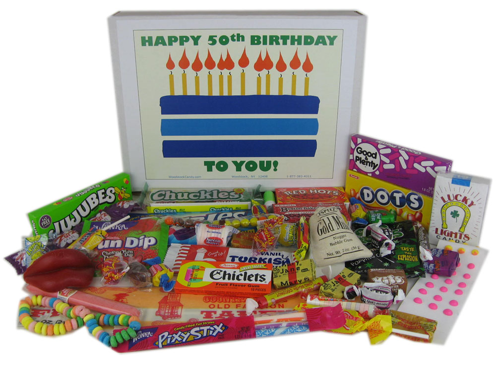 Woodstock Candy Blog: Special 50th Birthday Gifts Woodstock Candy