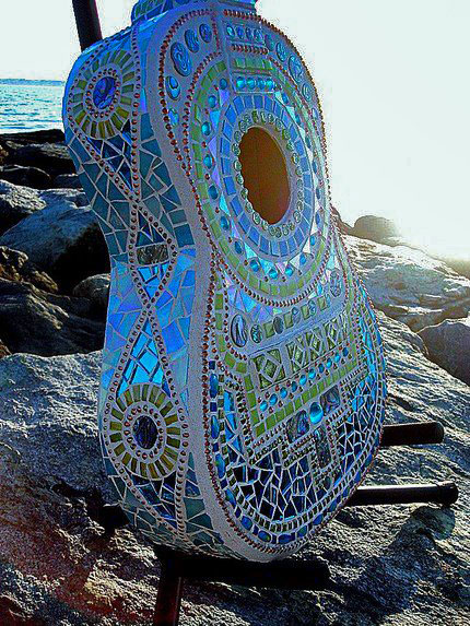 Stone Art Blog: Turning old instruments into art!