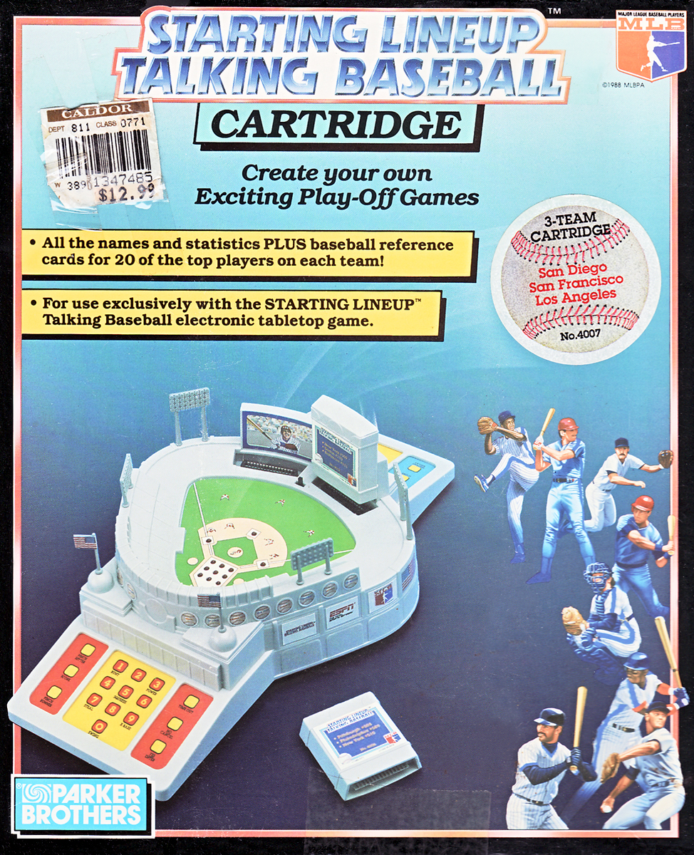 kennerstartinglineup: 1988 SLU Talking Baseball Team Cartridge
