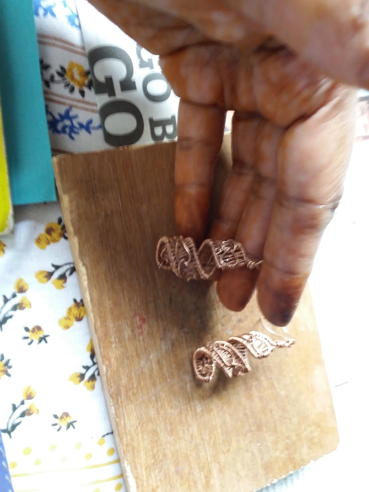 Fah Creations: Copper Wire Finger Rings