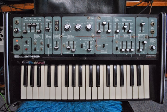 MATRIXSYNTH: Vintage Roland System 100 101 Synthesizer with Rainbow ...