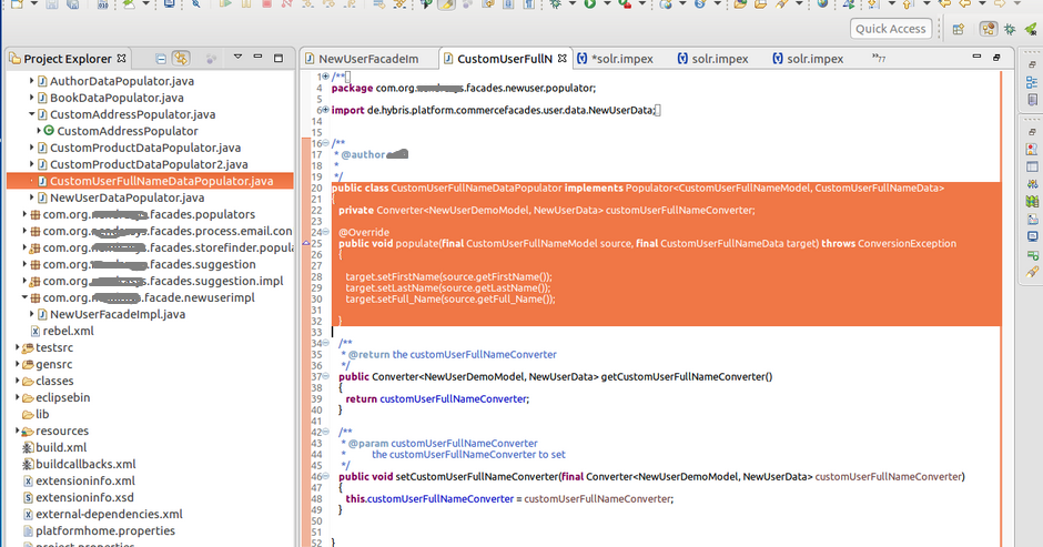 Hybris Tutorial: Converters and populators in hybris