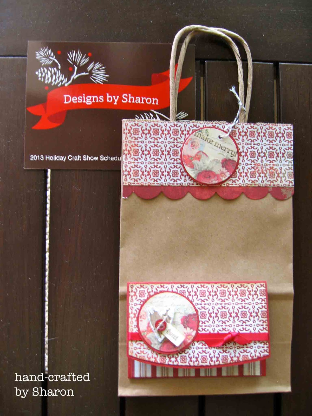 Designs by Sharon: gift cards & bags