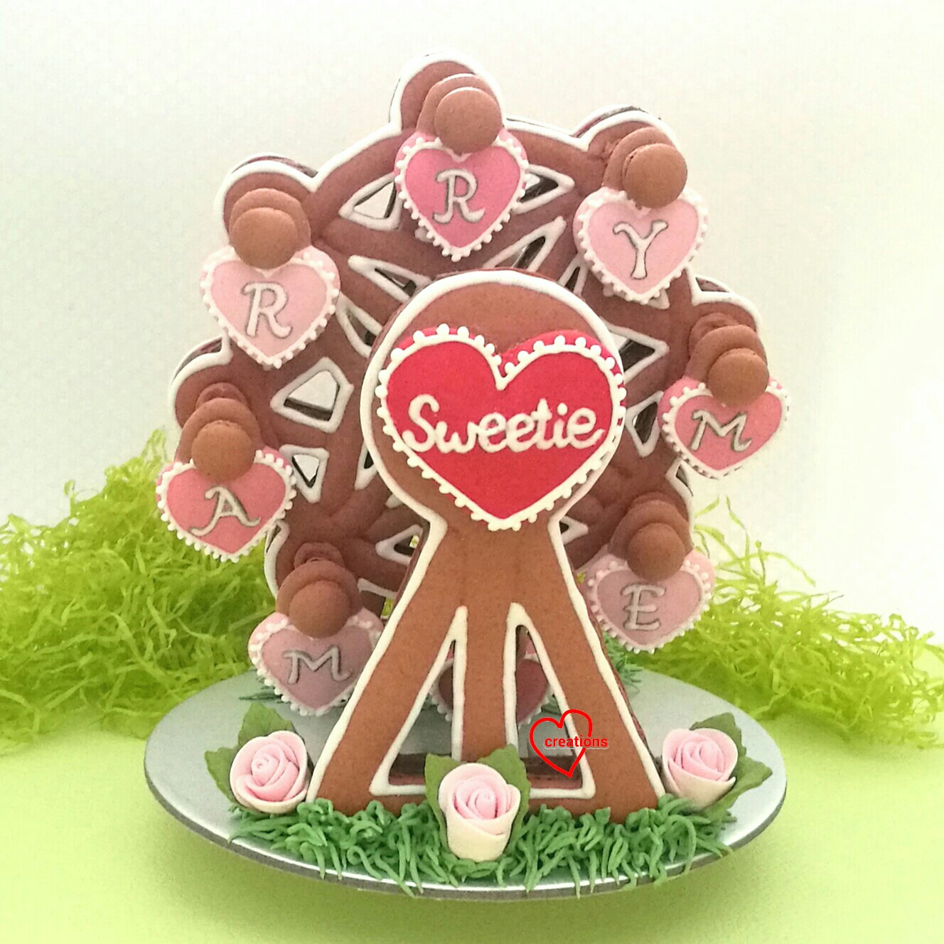 Loving Creations for You: Chocolate Hazelnut Macaron Ferris Wheel for ...