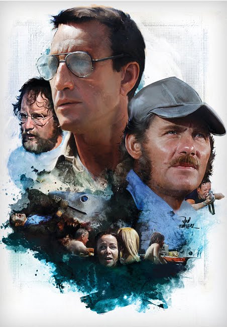 The Geeky Nerfherder: Movie Poster Art: Jaws (1975)