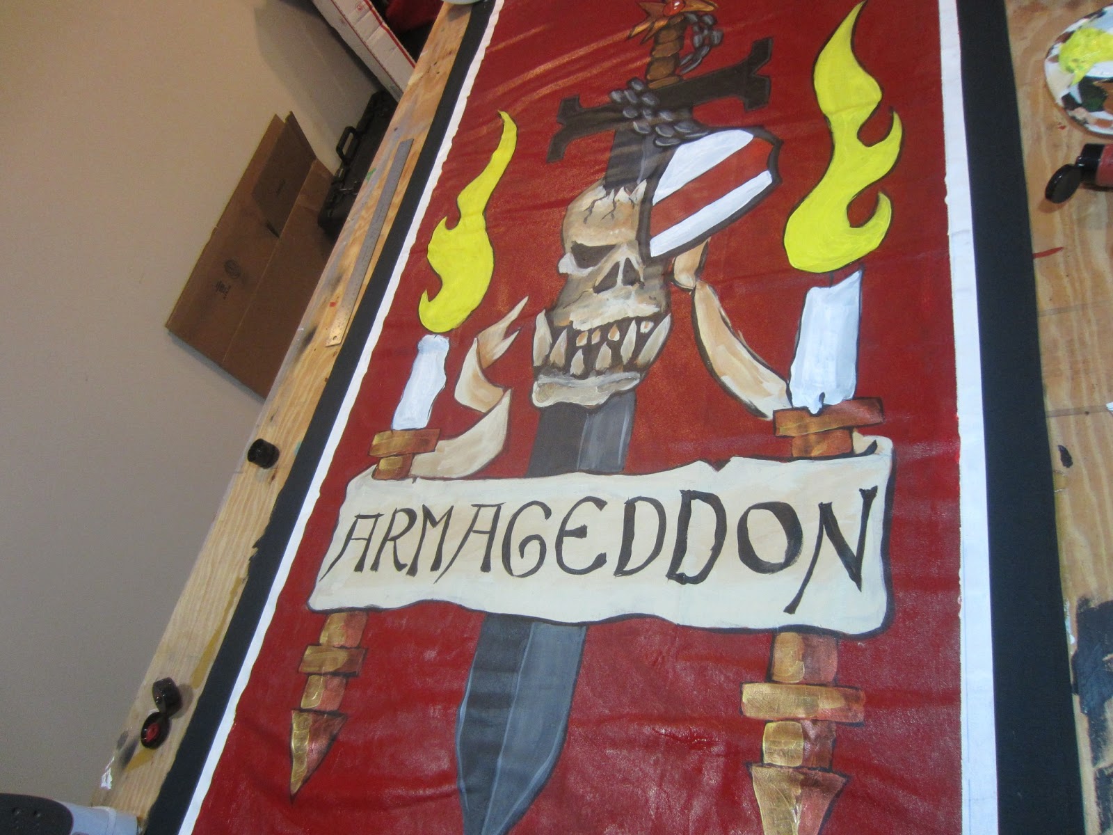 The Blood Angels: by Jawaballs: Black Templars Armageddon Crusade Banner