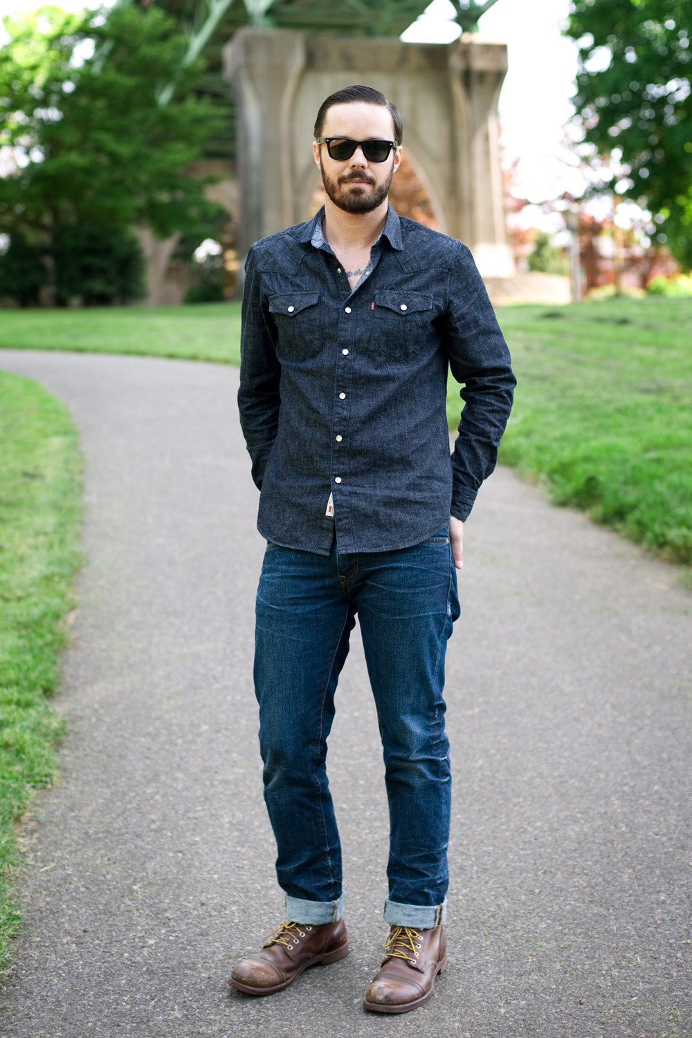 Urban Weeds: Street Style from Portland Oregon: Evan at Cathedral Park ...