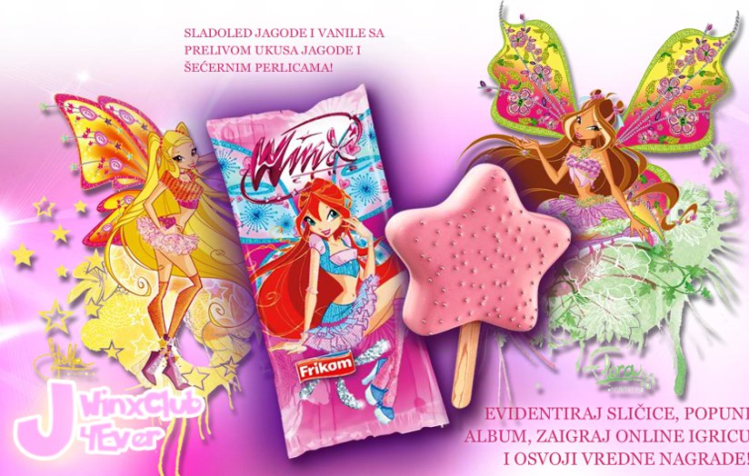 WinxClub4Ever | News™: Winx Ice Crea Game started ub Serbia! Vinks ...