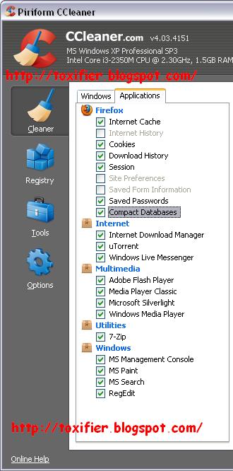 Blog de Toxifier: CCleaner is a great solution to piles of computer ...