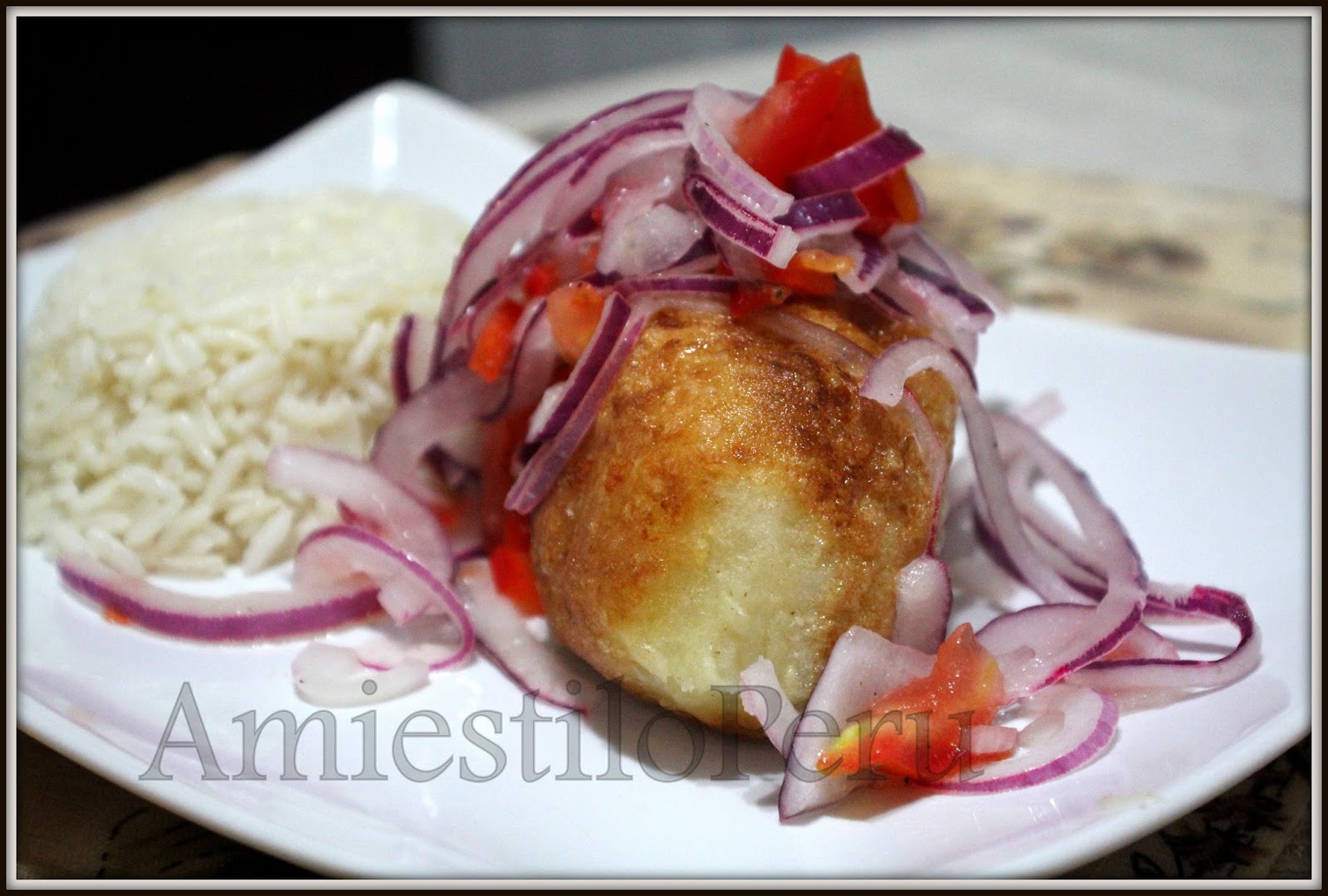 AmiestiloPeru: YUCA & PAPA RELLENA