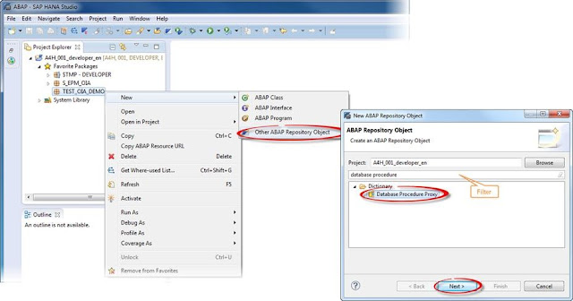 Implement HANA Procedure in ABAP-Simple ABAP Scenario On SAP HANA