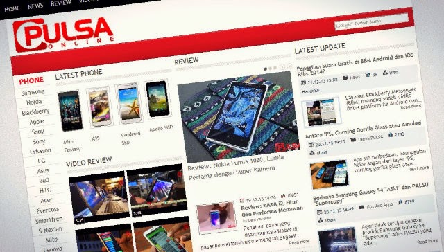 Tabloid Majalah Pulsa Online Edisi Agustus 2014