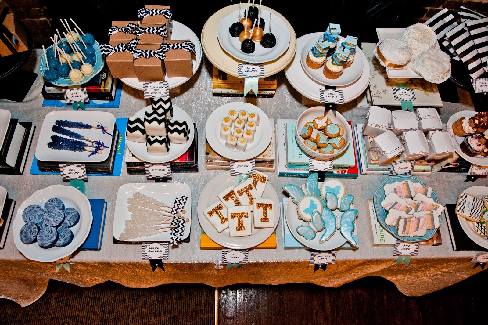 In Flight Party Ideas: Book Party {Chapter II} Dessert Table Library ...