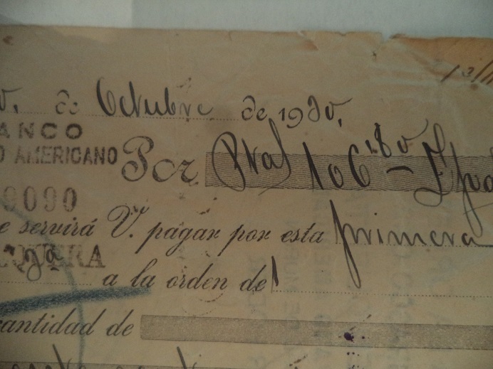 Setenil (historia y numismática): Letra de cambio- documentos muy ...