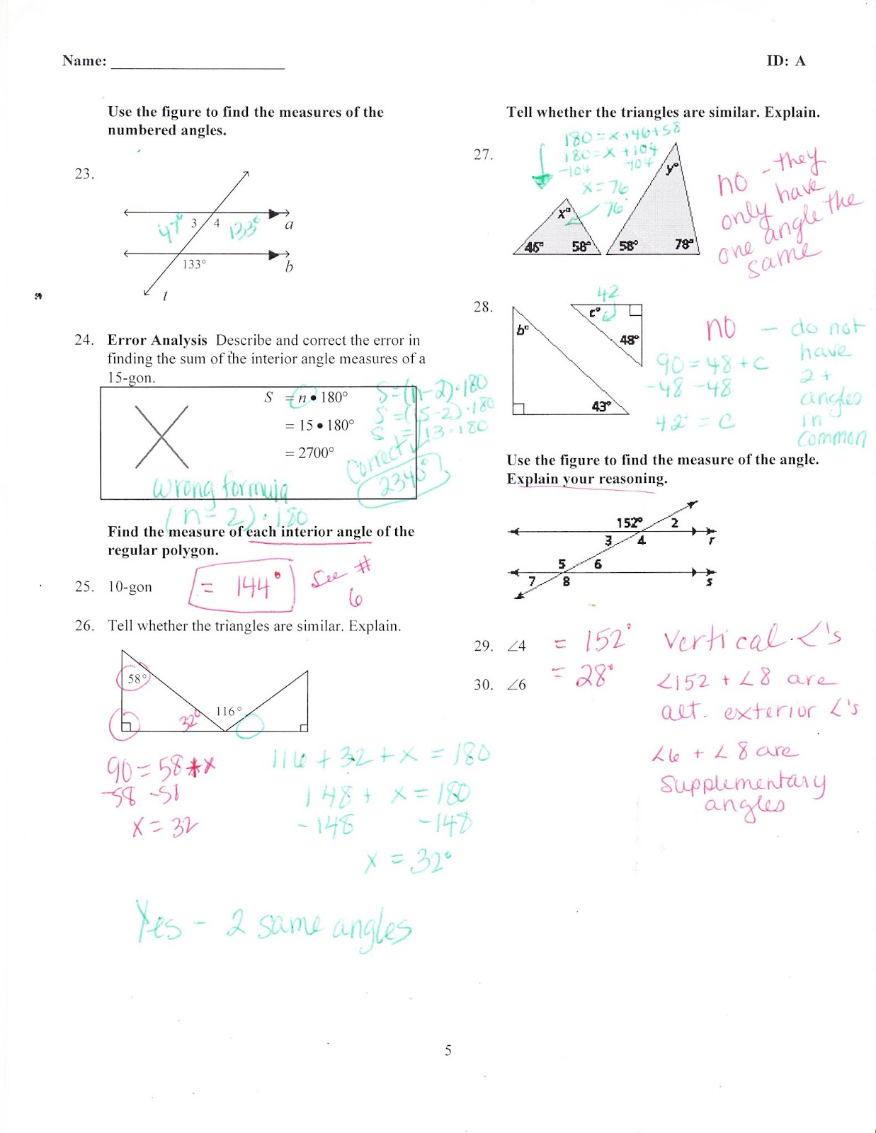 Ms. Jean's ACCEL 7 Blog: Chapter 3 Practice Test Answers