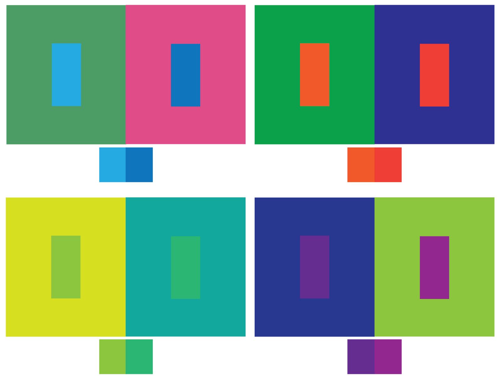 Danielles Graphic Art Simultaneous Contrast 1 And 2