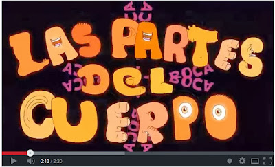 Recursos TIC para el aula de Infantil: VÍDEO CANCIÓN: LAS PARTES DEL CUERPO