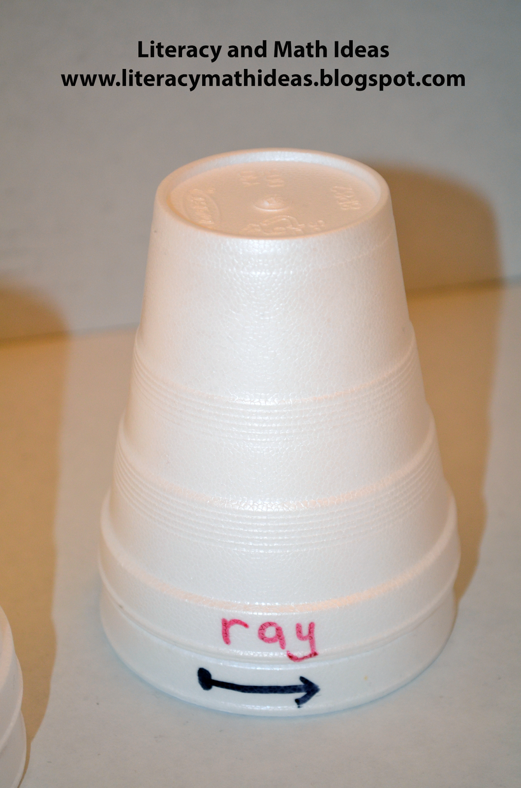 Literacy & Math Ideas: Use Cups to Teach Math