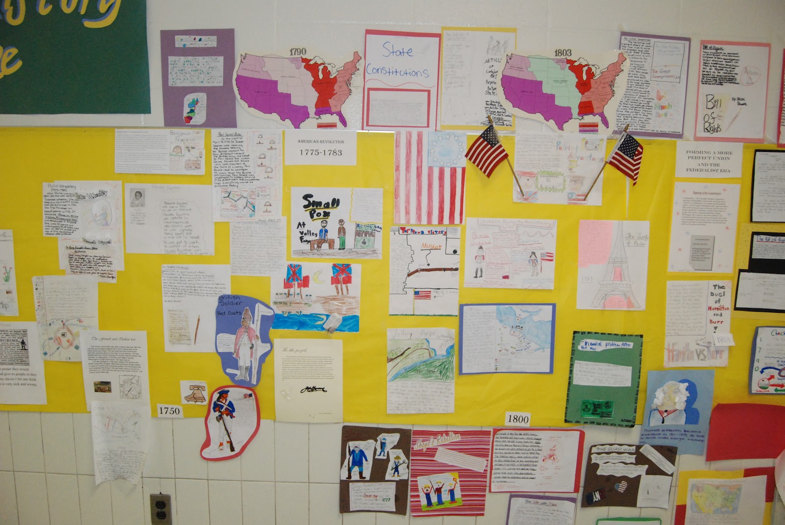What's New at Truman: Mrs. Hake's 6th Grade American History Timeline