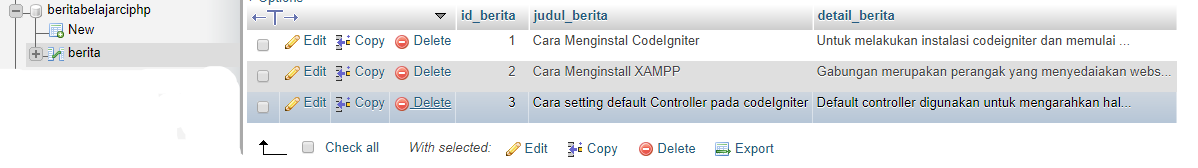 Crud Simple Menampilkan Data Dan Insert Data Ke Database Menggunakan