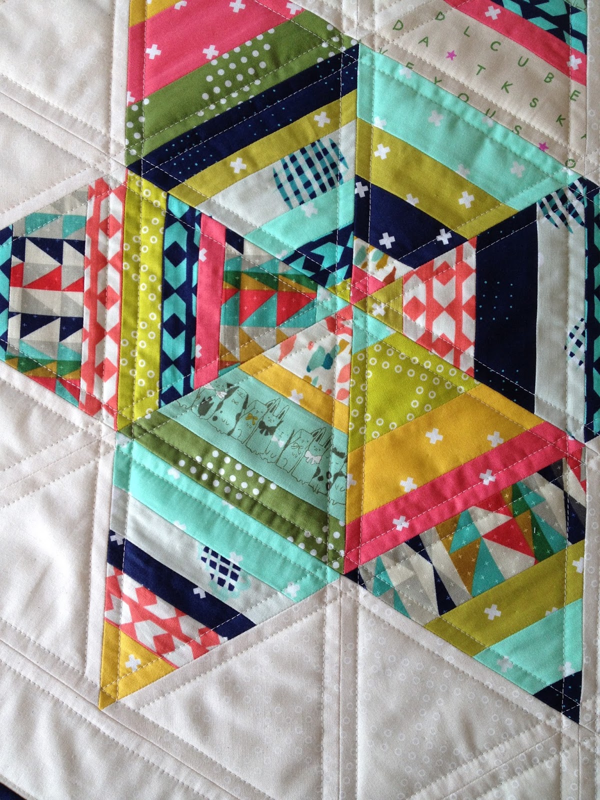 A Blue Sky Kind of Life: Cotton + Steel mini quilt swap