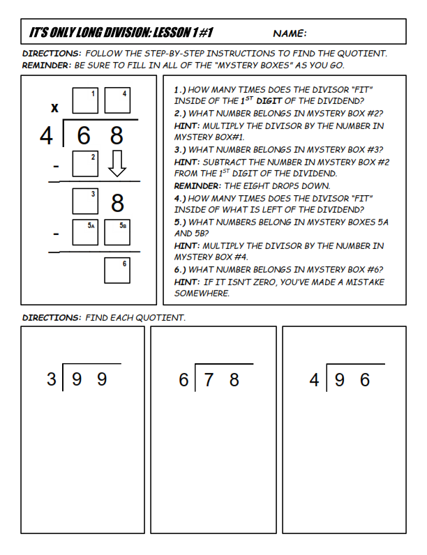 Mrs \ Souzan Gubr Let's learn science : LONG Division Lesson