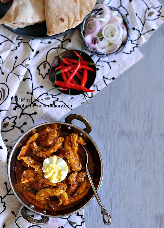 Chicken Bharta, Restaurant Style - A Homemaker's Diary