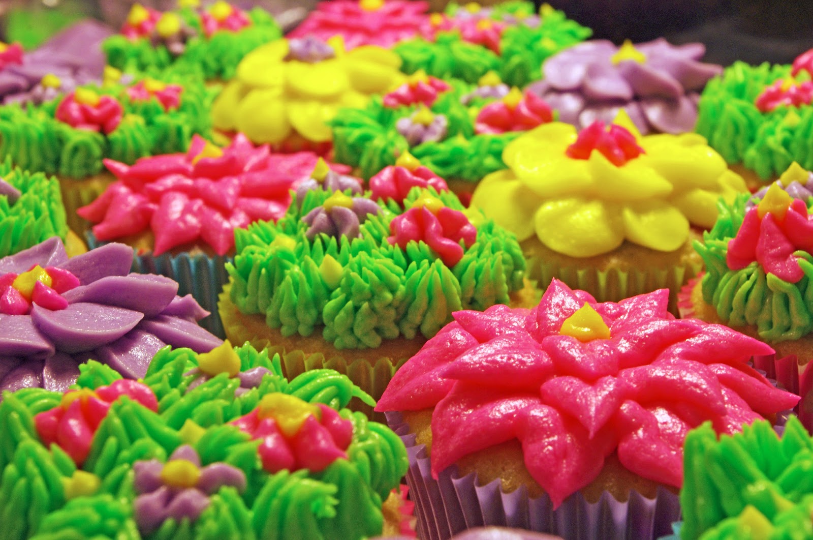 4 goodness bake!: Spring cupcakes