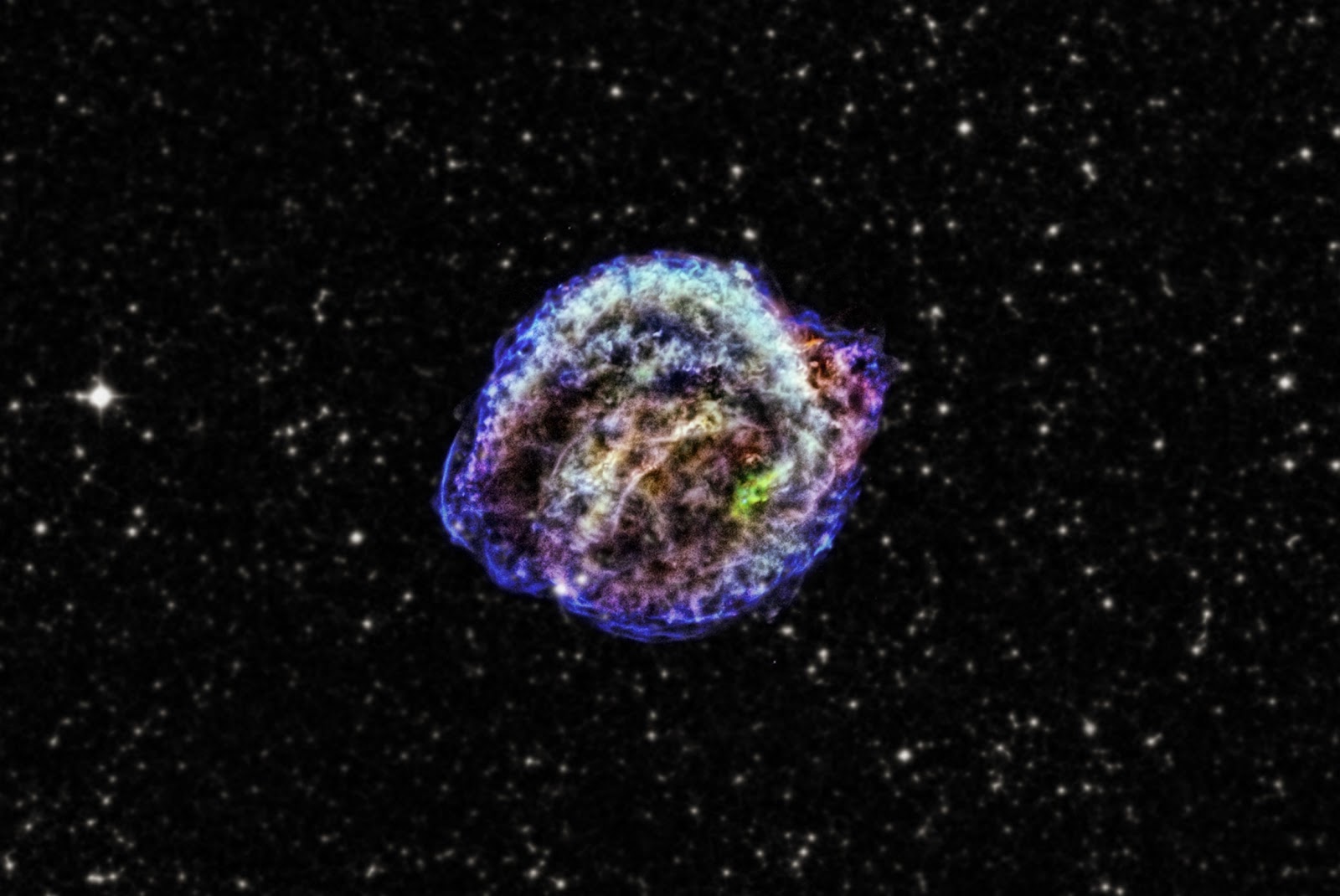 Kepler's Supernova Remnant | Earth Blog