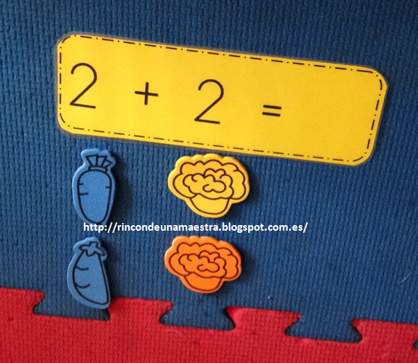 Rincón de una maestra: Tarjetas de sumas