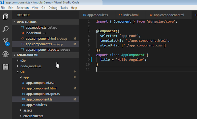 Step by step process to Create Project in Angular 5 ~ Mani chandra