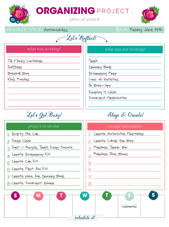 IHeart Organizing: Four Week "Wait-No-More" Organizing Challenge! Week ...