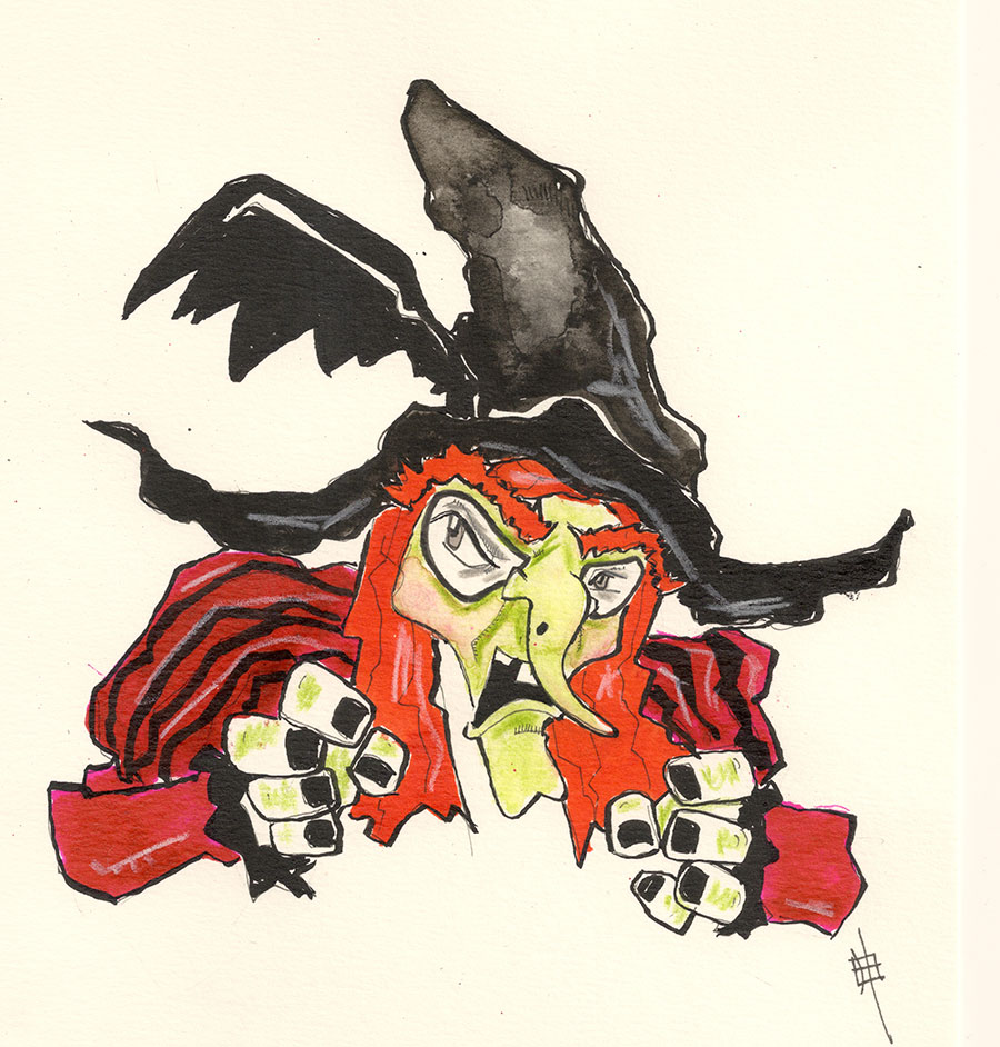 Random Drawings: H. R. Pufnstuf - Witchiepoo