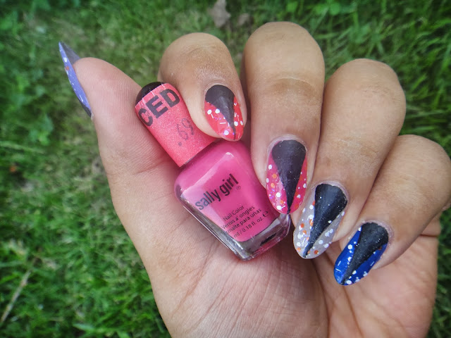 Chocolate Truffle Nails: Berry Arrow Nails -Nail Art Tutorial- -Nails ...