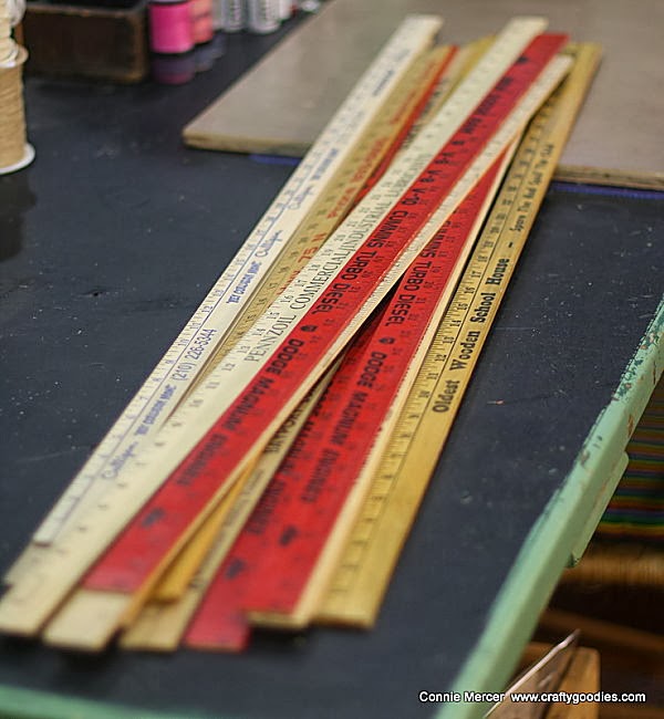 crafty goodies: Yard sticks ~ what in the world?