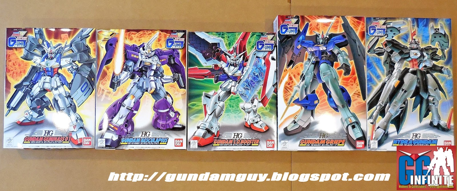 GUNDAM GUY: GG INFINITE: Newly Arrived Gundam Wing Dual Story: G-UNIT ...