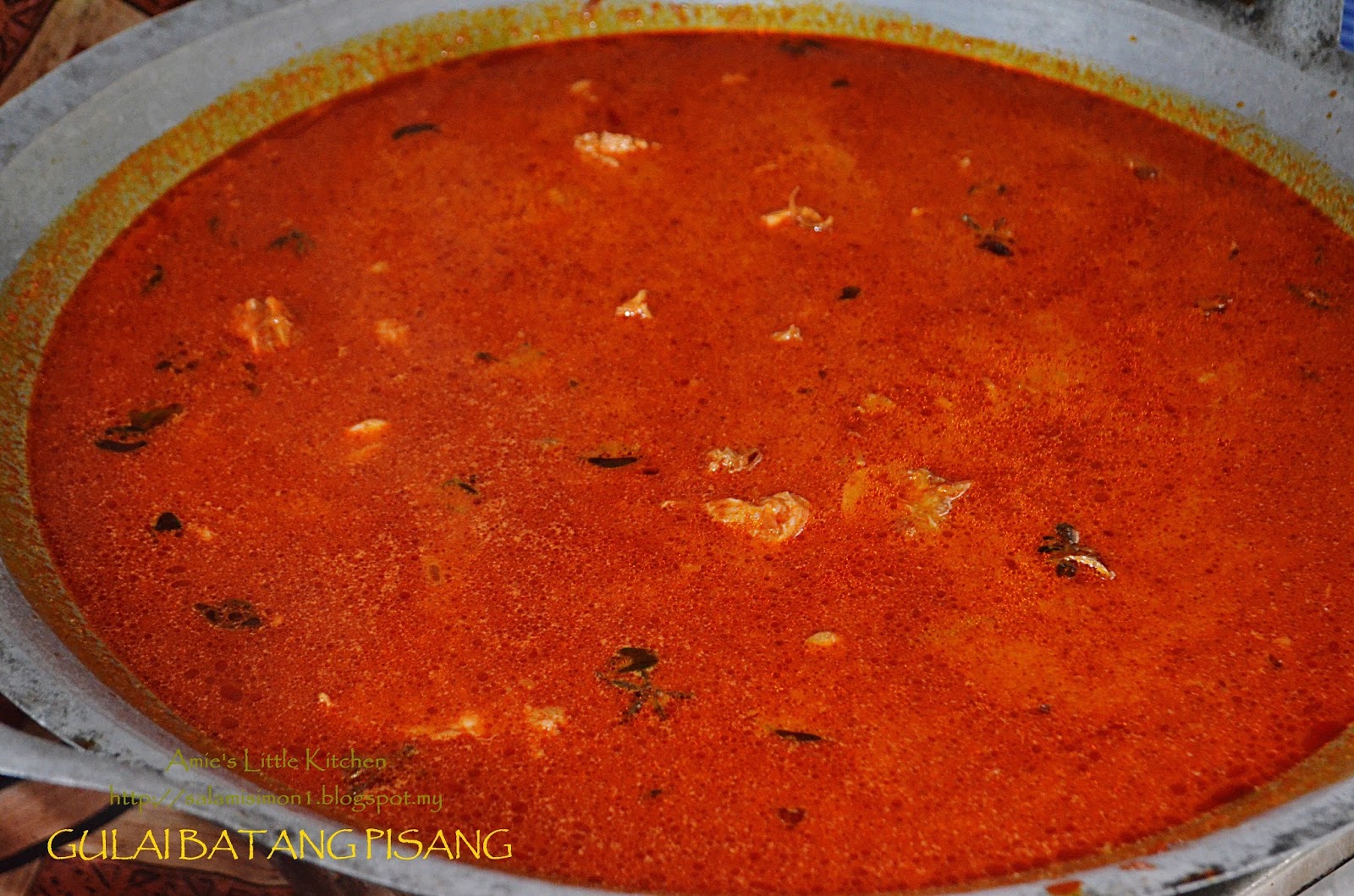 Gulai Batang Pisang - Amie's Little Kitchen