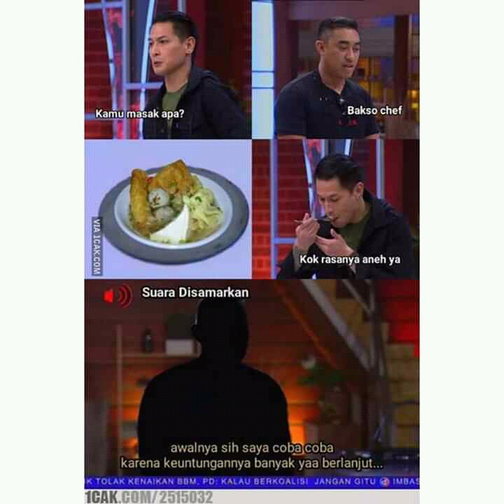 Kumpulan Gambar Meme MasterChef Indonesia 2019 lucu dan kocak banget ...