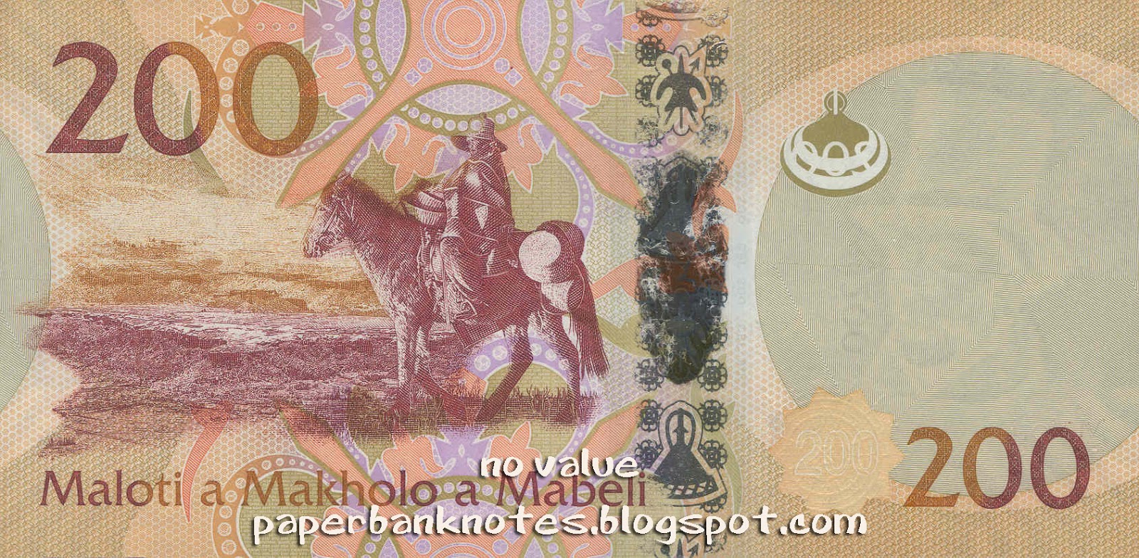 hybrid: Lesotho - 200 Maloti 2015 Hybrid