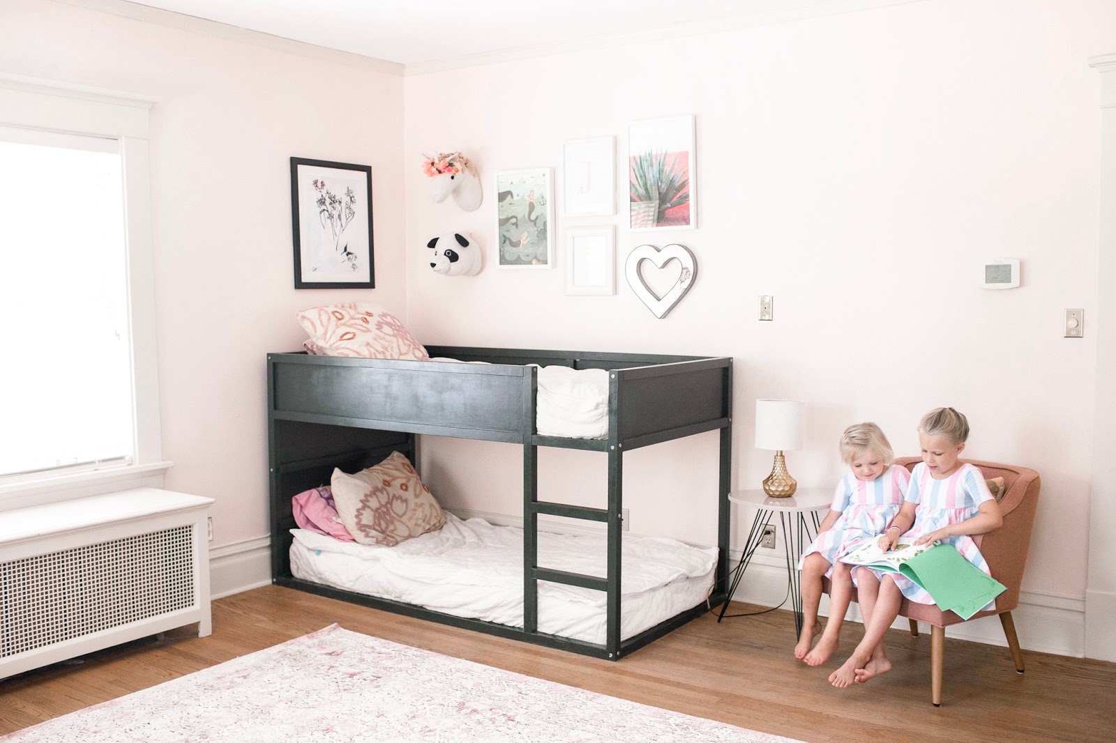 Camp Patton: girls' room paint color + sources