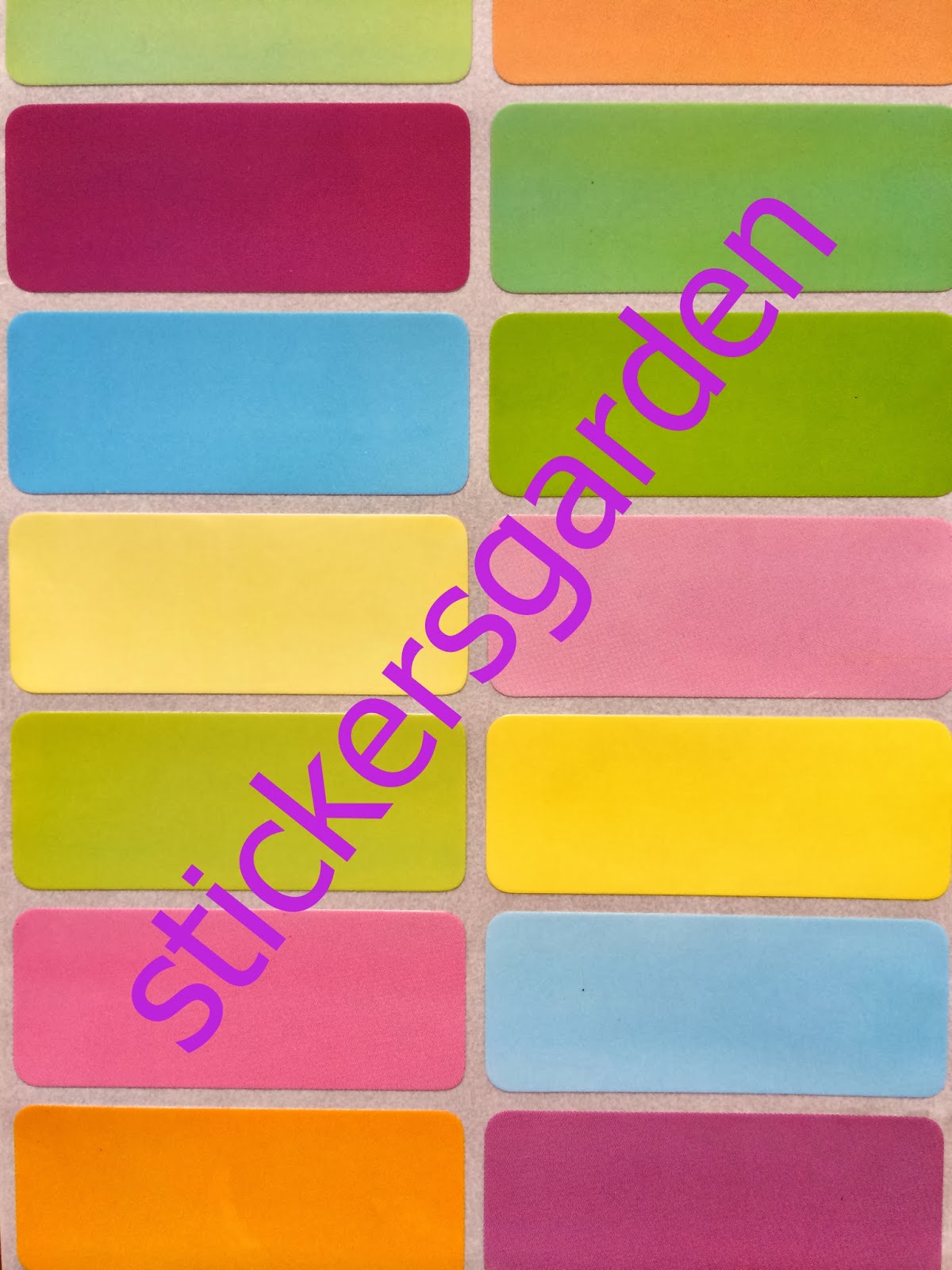 ~Stickers Garden~: Plain stickers