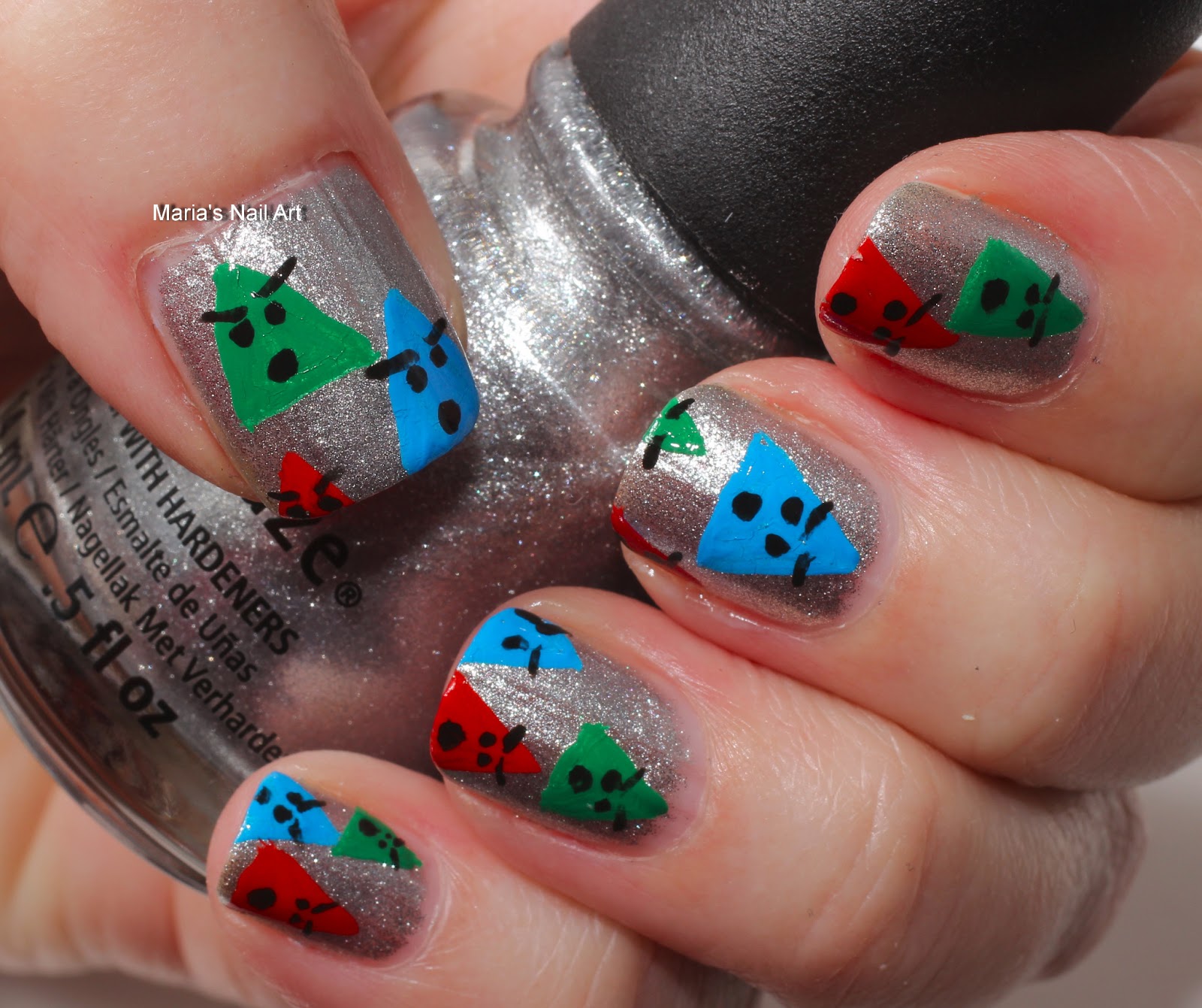 Marias Nail Art and Polish Blog: Graffiti inspired - Artsy Wednesday